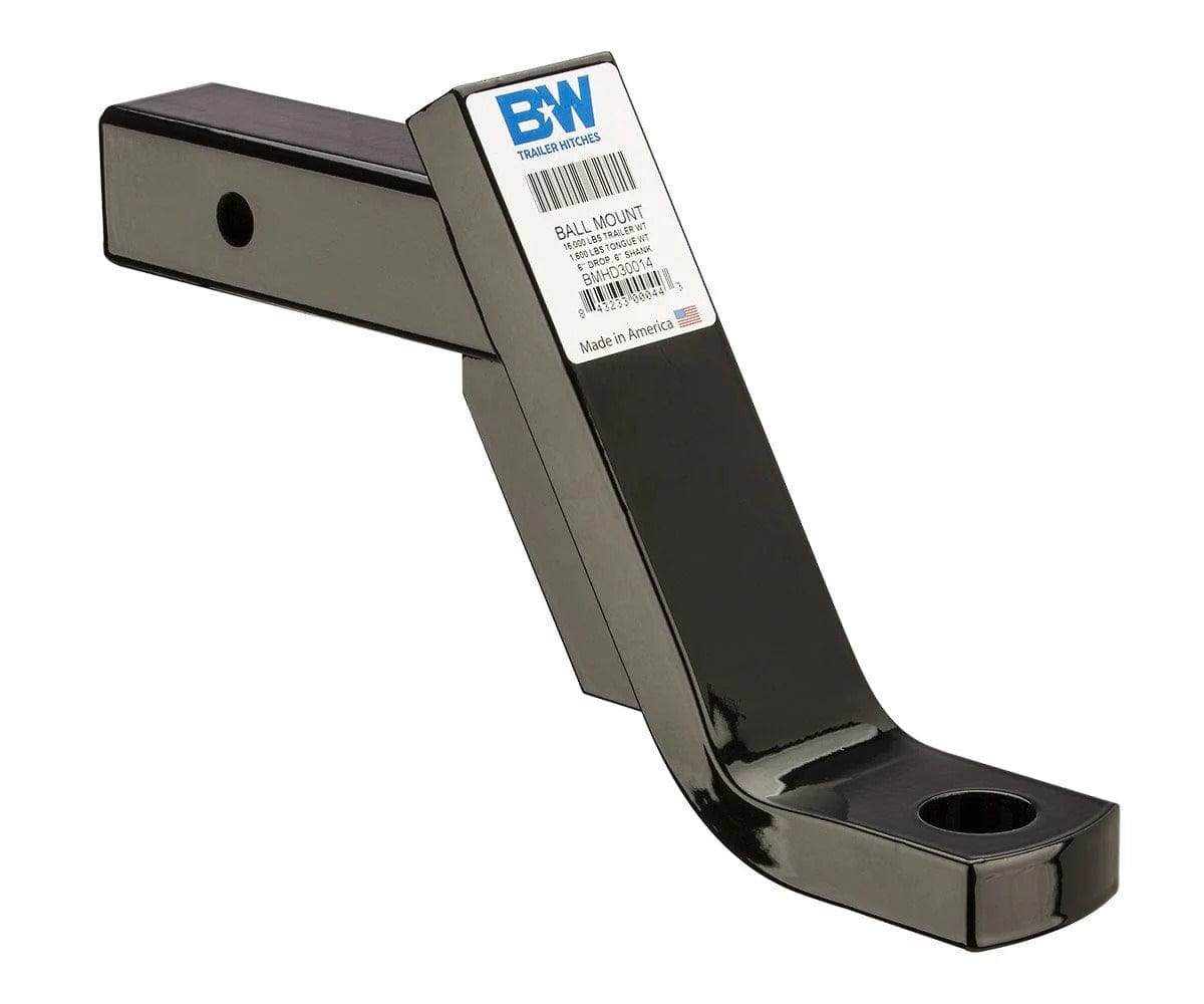 B&W Hitches Ball Mount 16K 6' Drop | AirSuspension.com