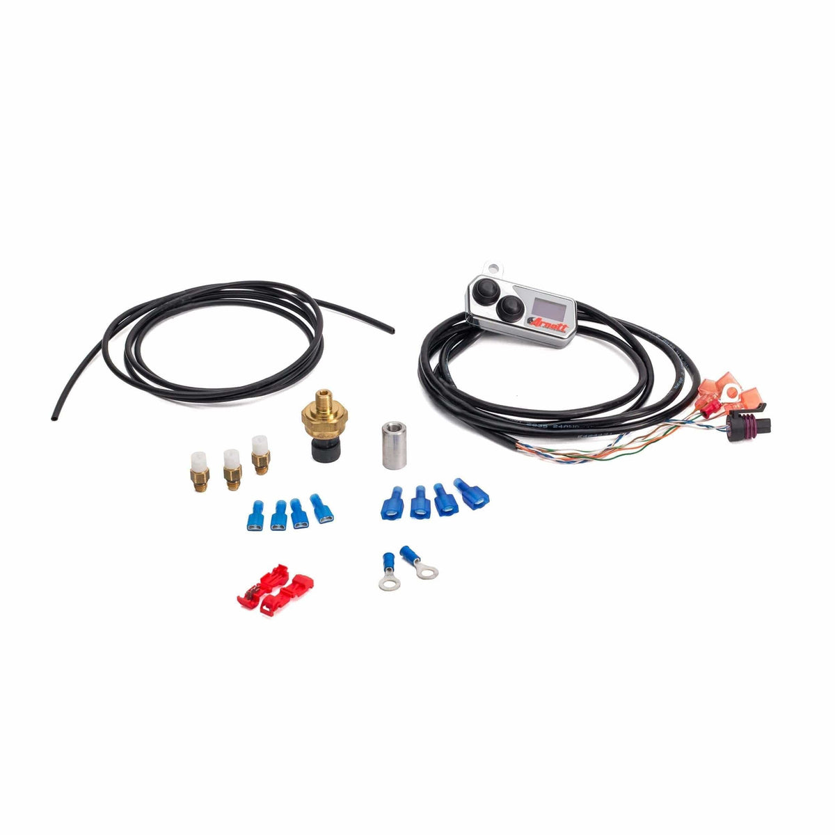 Handlebar-Mounted Push Button Controller w/LED Pressure Gauge (Chrome ...