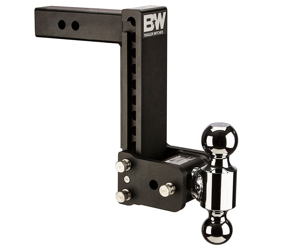 B&W Hitches 2' Shank Black Powder-Coat Tow & Stow | AirSuspension.com