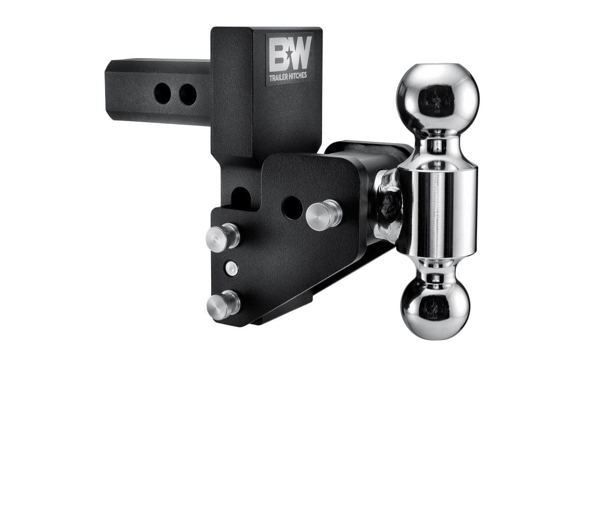 B&W Hitches 2 in Model 7 Blk T&S Dual Ball for Multi-Pro Tailgate ...