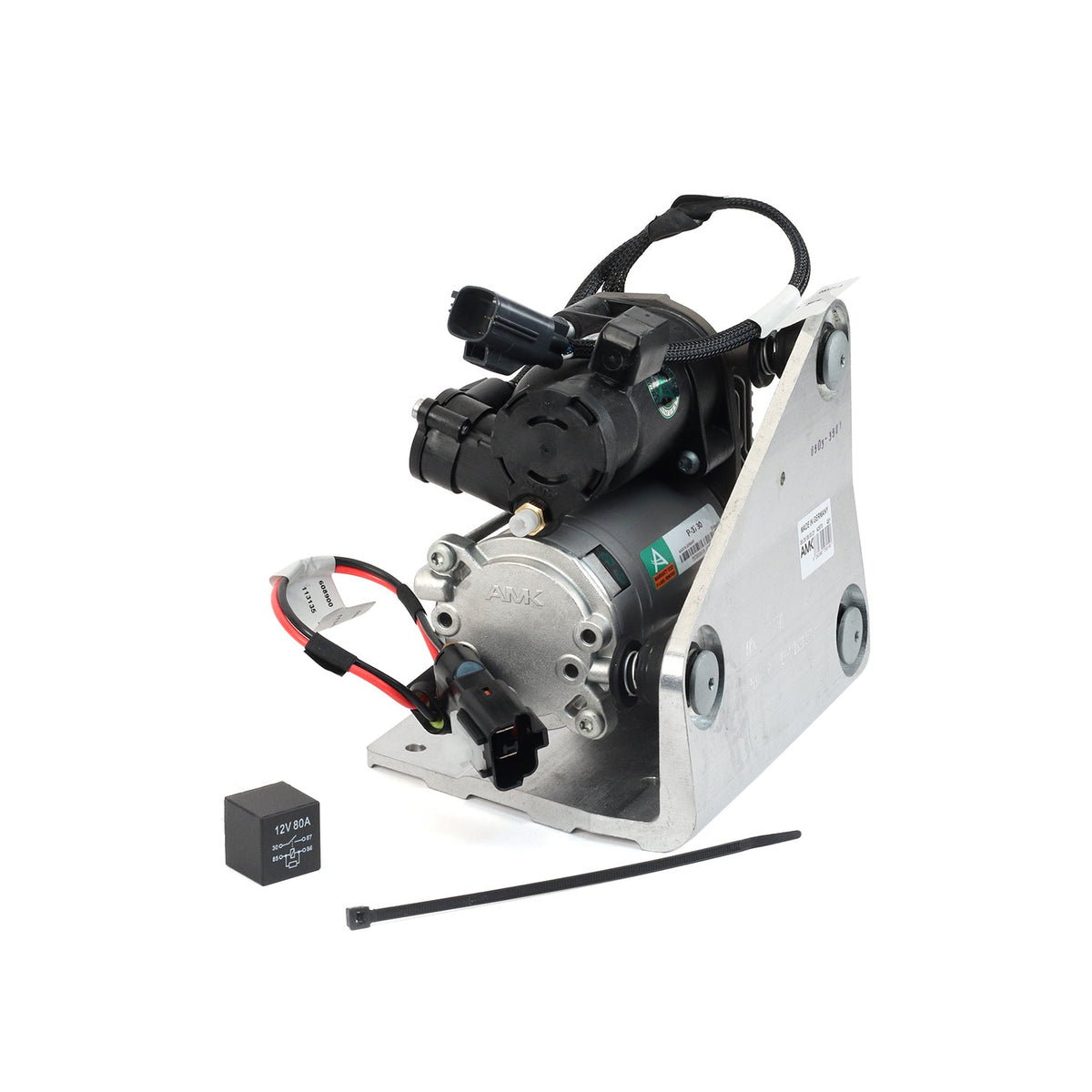 New AMK Air Suspension Compressor - 05-16 Land Rover Discovery LR3, LR4 ...